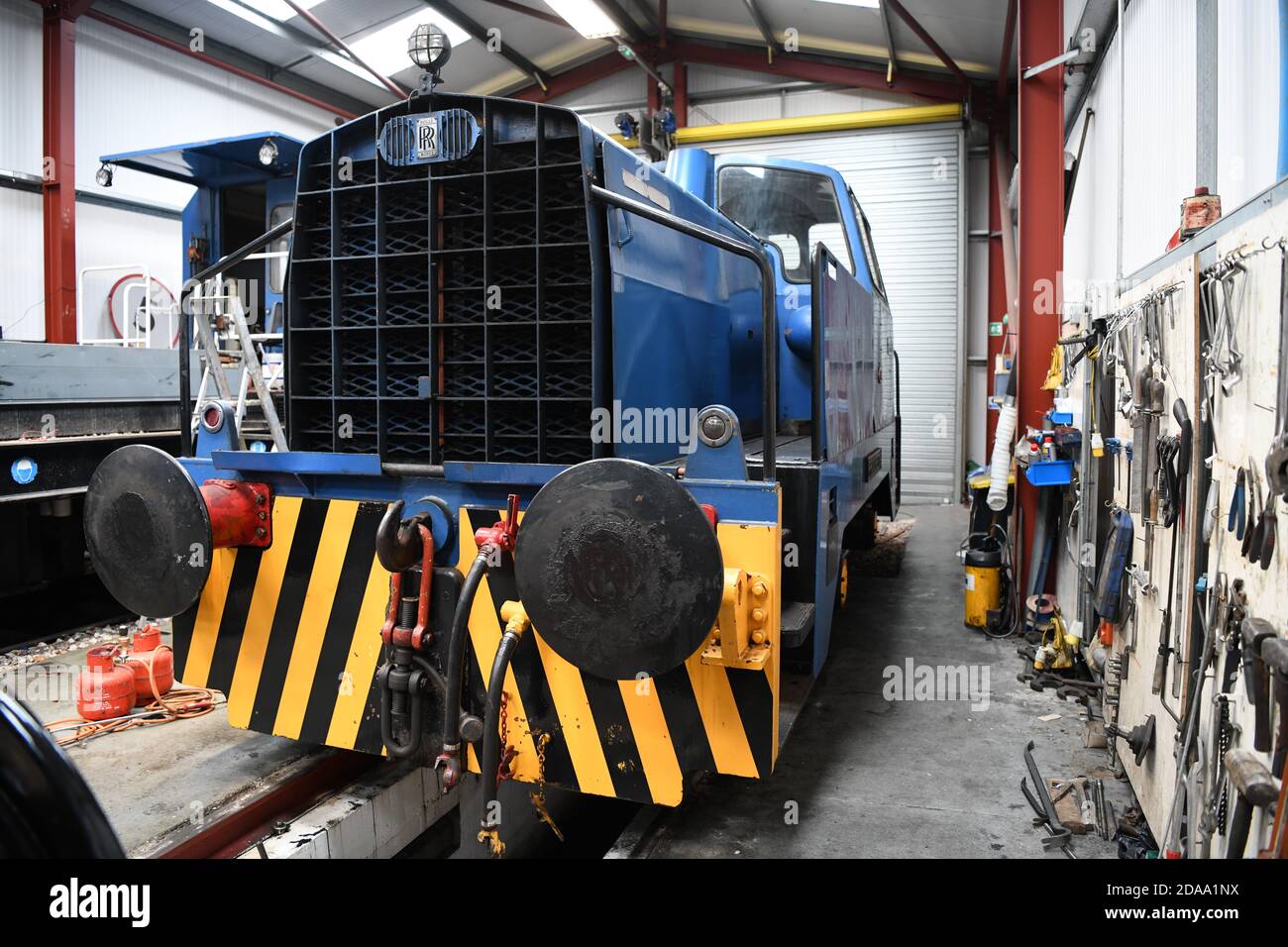 Sentinel diesel loco at Ribble Steam Railway and Museum, Preston ...