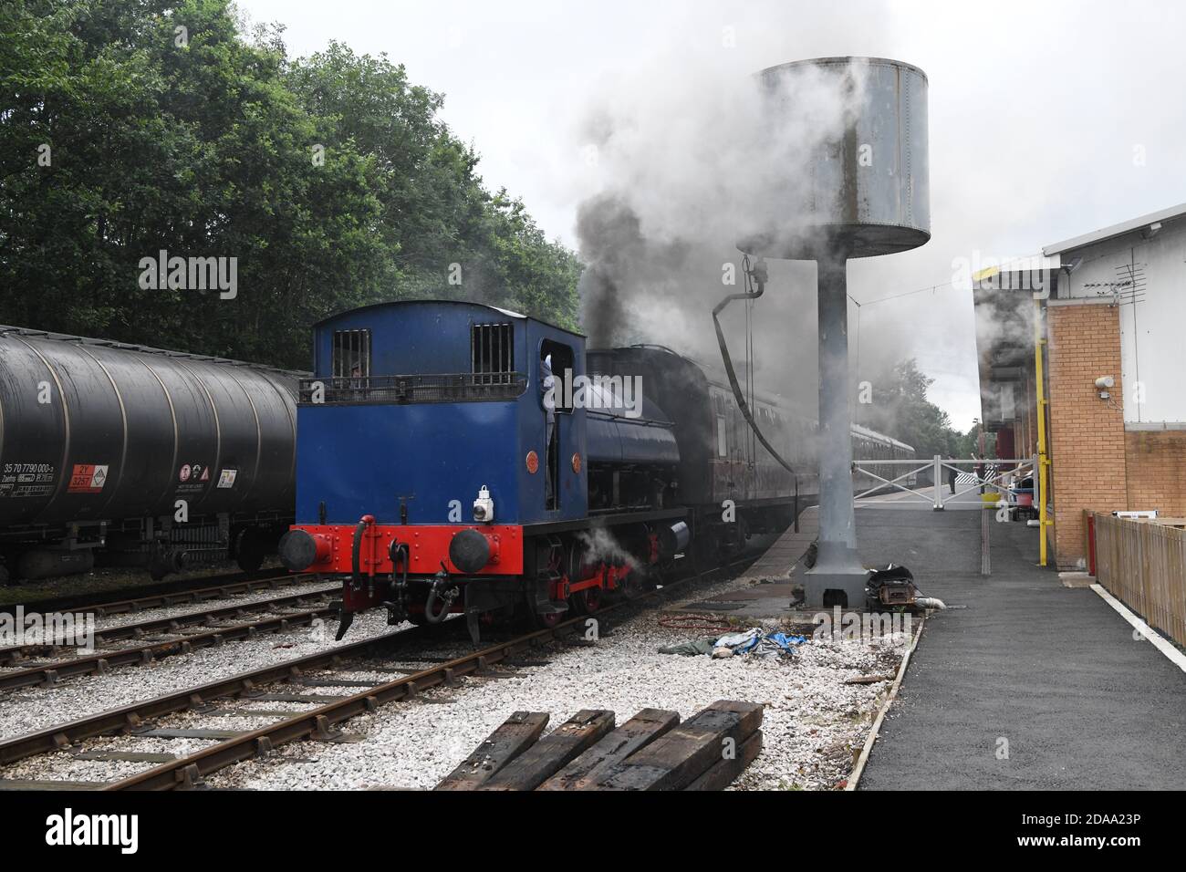 Steam Locomotive 'Linda' no. 21 at the Ribble Steam Railway and Museum ...