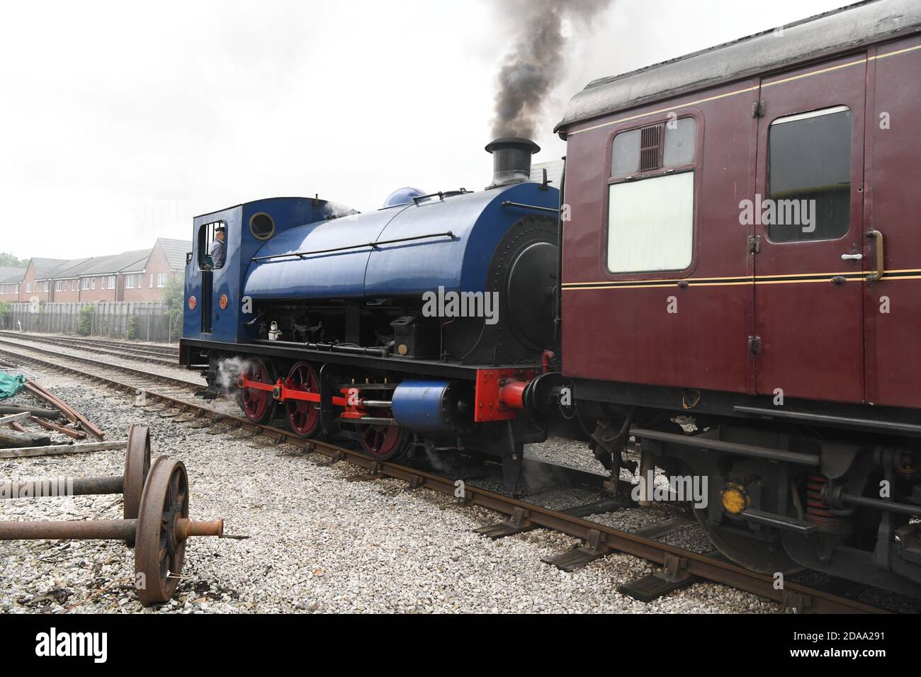 Steam Locomotive 'Linda' no. 21 at the Ribble Steam Railway and Museum ...
