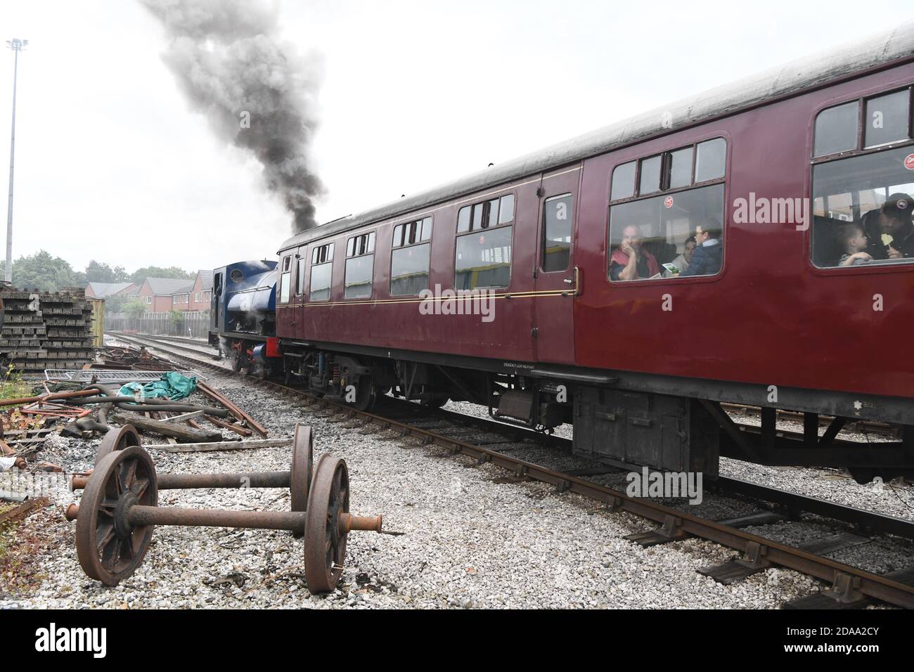 Steam Locomotive 'Linda' no. 21 at the Ribble Steam Railway and Museum ...