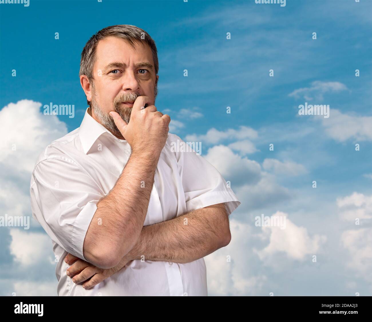 Portrait of a successful elderly man hi-res stock photography and ...