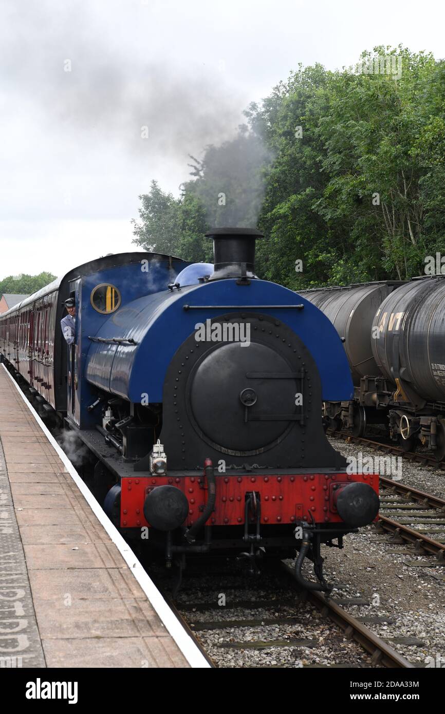 Steam Locomotive 'Linda' no. 21 at the Ribble Steam Railway and Museum ...