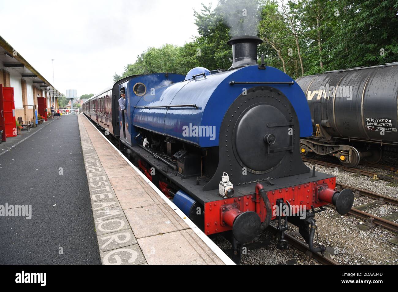 Steam Locomotive 'Linda' no. 21 at the Ribble Steam Railway and Museum ...