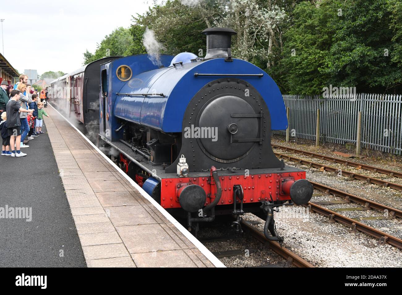 Steam Locomotive 'Linda' no. 21 at the Ribble Steam Railway and Museum ...