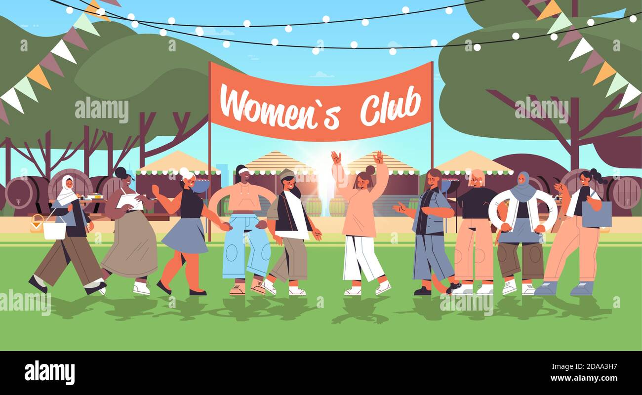 mix race girls standing together female empowerment movement women's ...