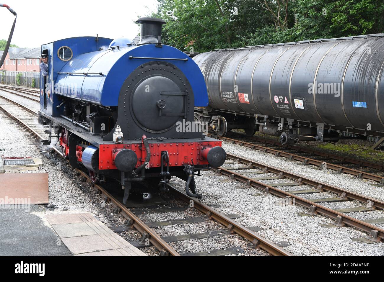 Steam Locomotive 'Linda' no. 21 at the Ribble Steam Railway and Museum ...
