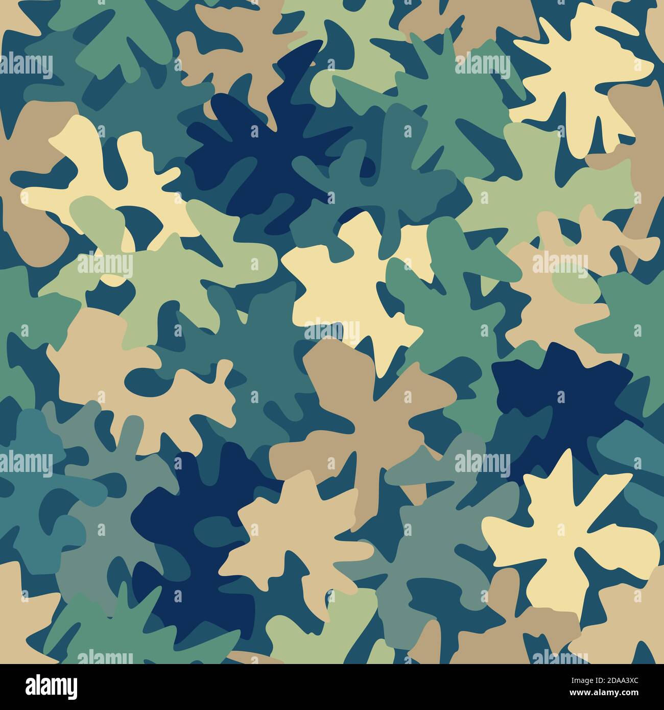 Camouflage military marine seamless pattern background vector ...