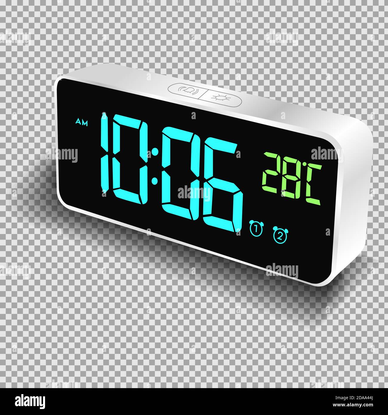 Transparent Led Clock