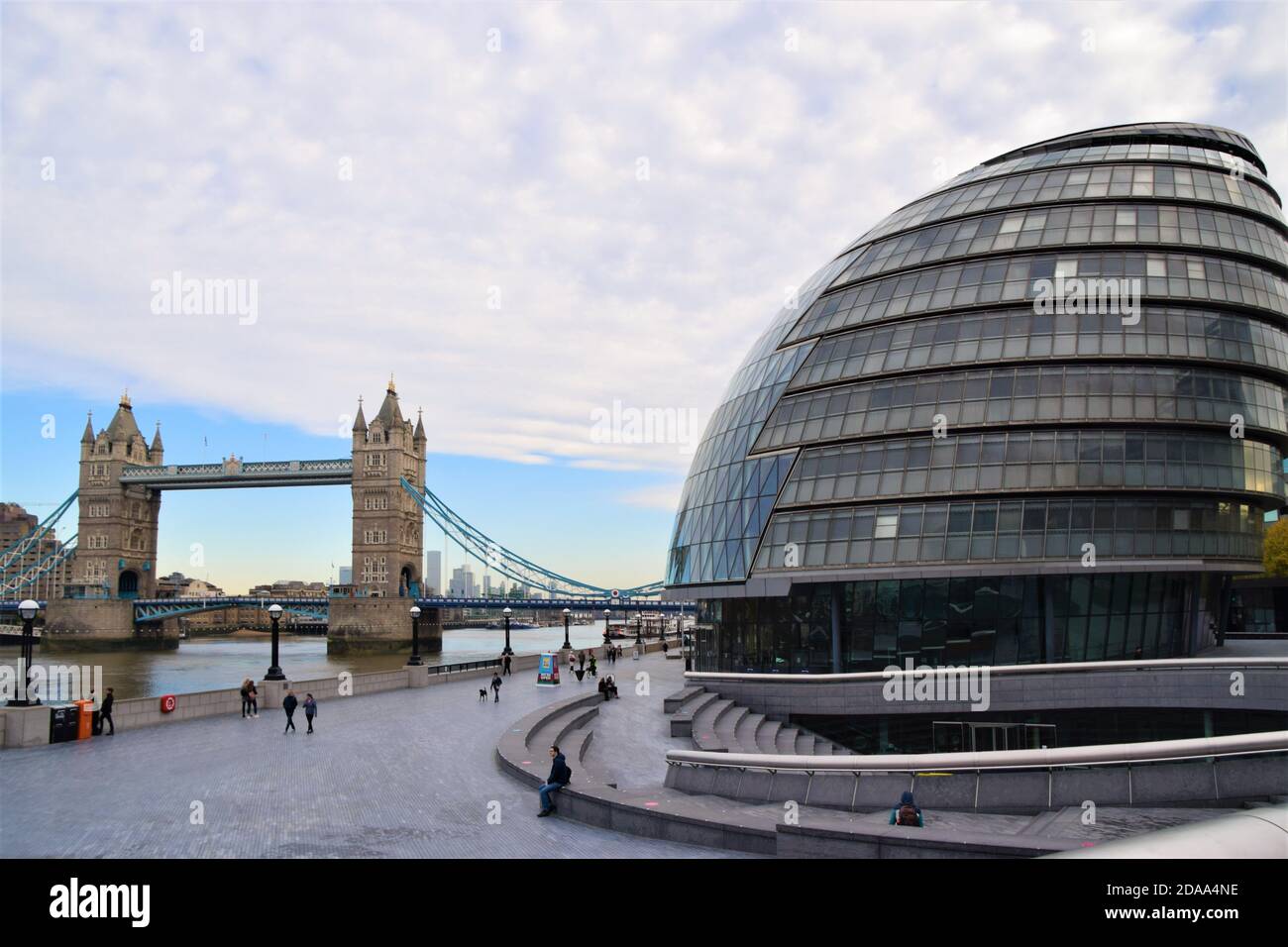 GLA Building and Tower Bridge, London, UK Stock Photo - Alamy