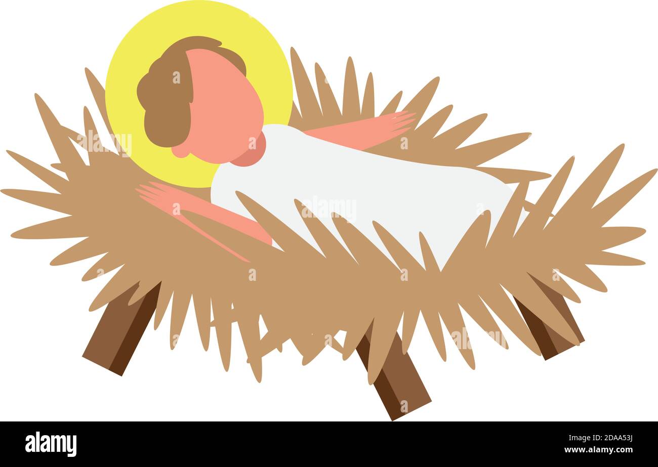 Little jesus baby manger character hi-res stock photography and images ...