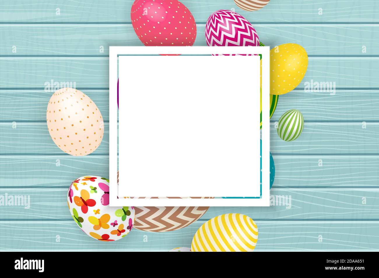 Abstract Happy Easter Background Illustration Stock Photo - Alamy