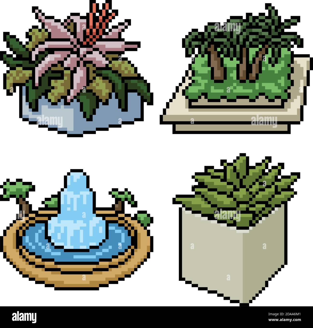 Fountain garden art Cut Out Stock Images & Pictures - Alamy