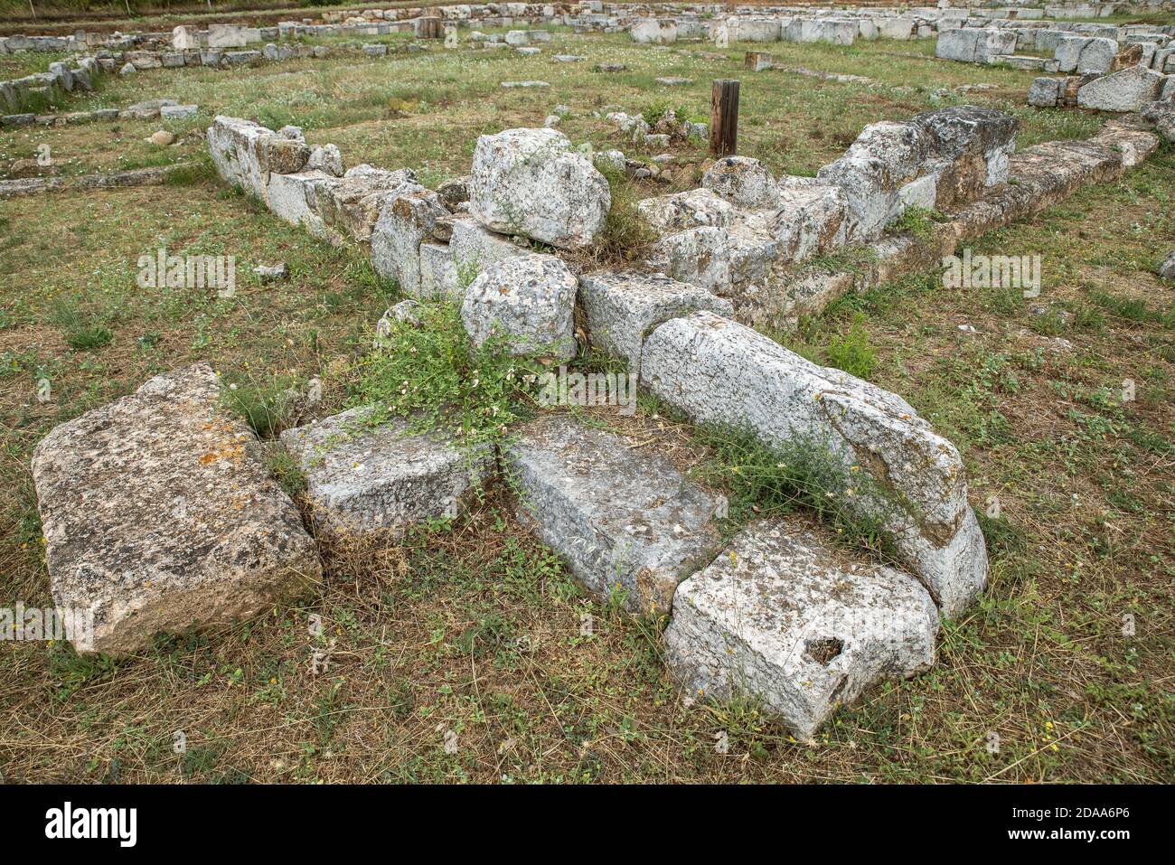 The ancient city of Eretria. Euboea, Greece Stock Photo - Alamy
