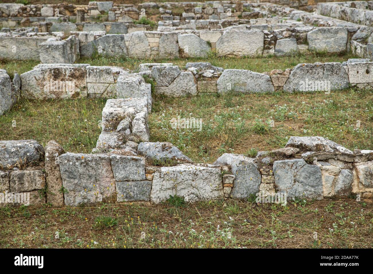 The ancient city of Eretria. Euboea, Greece Stock Photo - Alamy