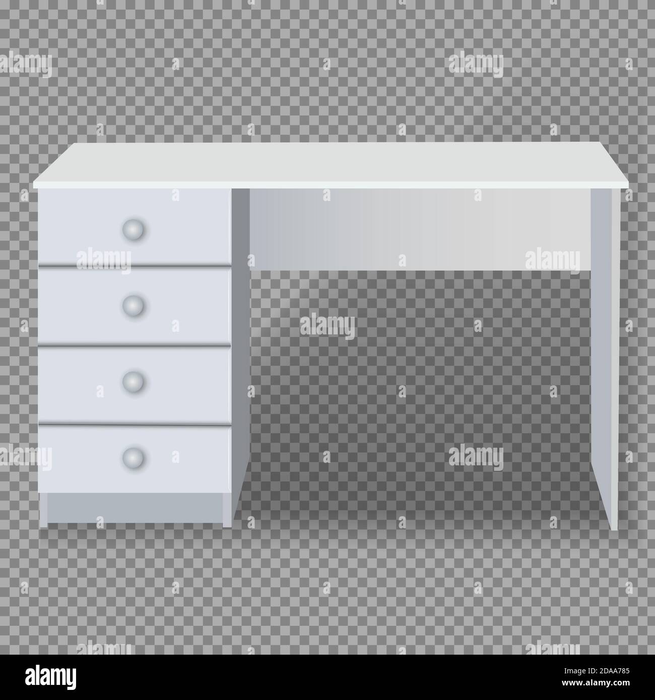 Modern stand up desk Stock Vector Images - Alamy