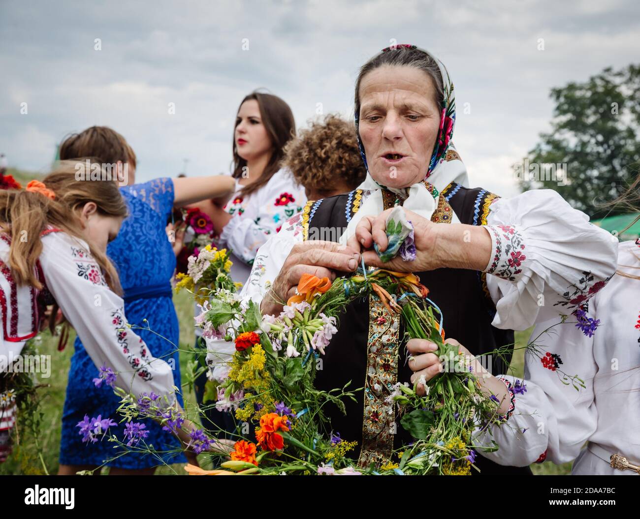 KIEV, UKRAINE - Jul 06: Ivana Kupala Night, also known as Ivan Kupala ...