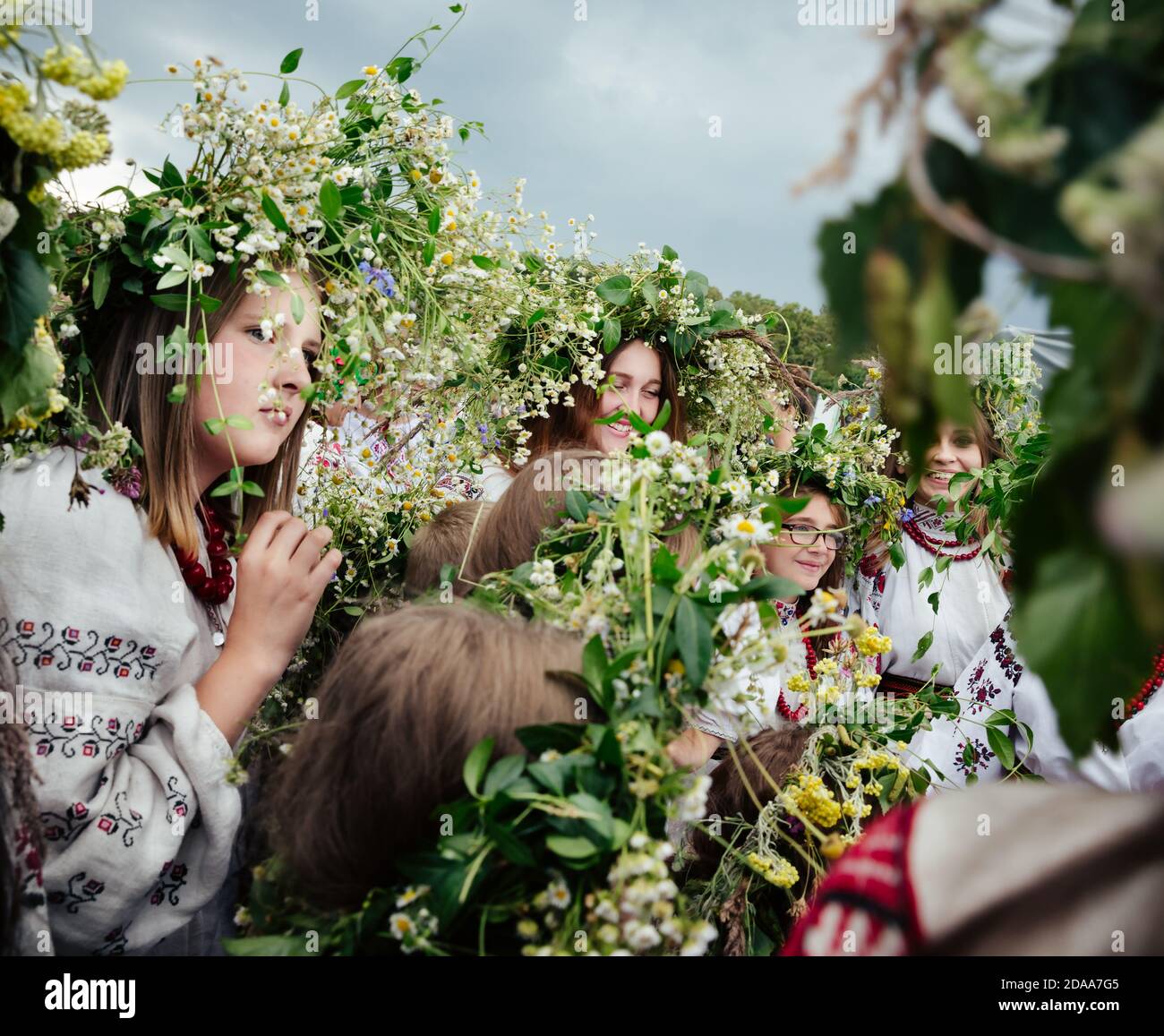 KIEV, UKRAINE - Jul 06: Ivana Kupala Night, also known as Ivan Kupala ...