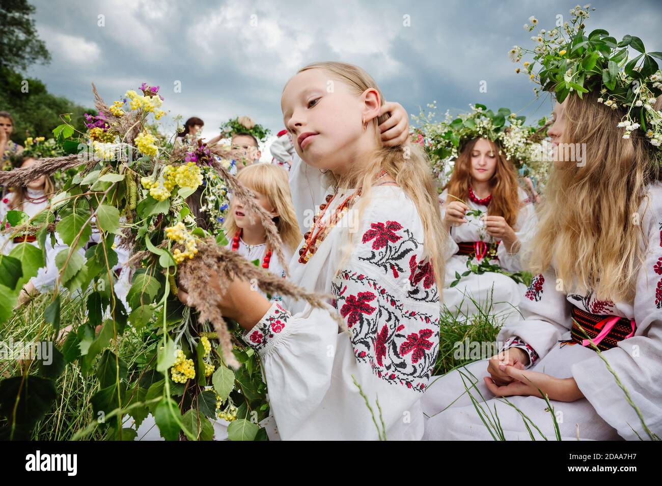 KIEV, UKRAINE - Jul 06: Ivana Kupala Night, also known as Ivan Kupala ...