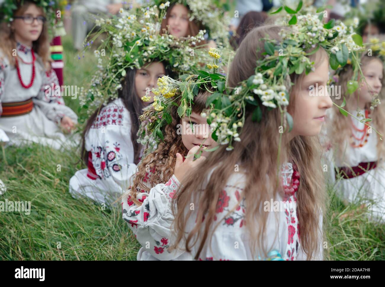 KIEV, UKRAINE - Jul 06: Ivana Kupala Night, also known as Ivan Kupala ...