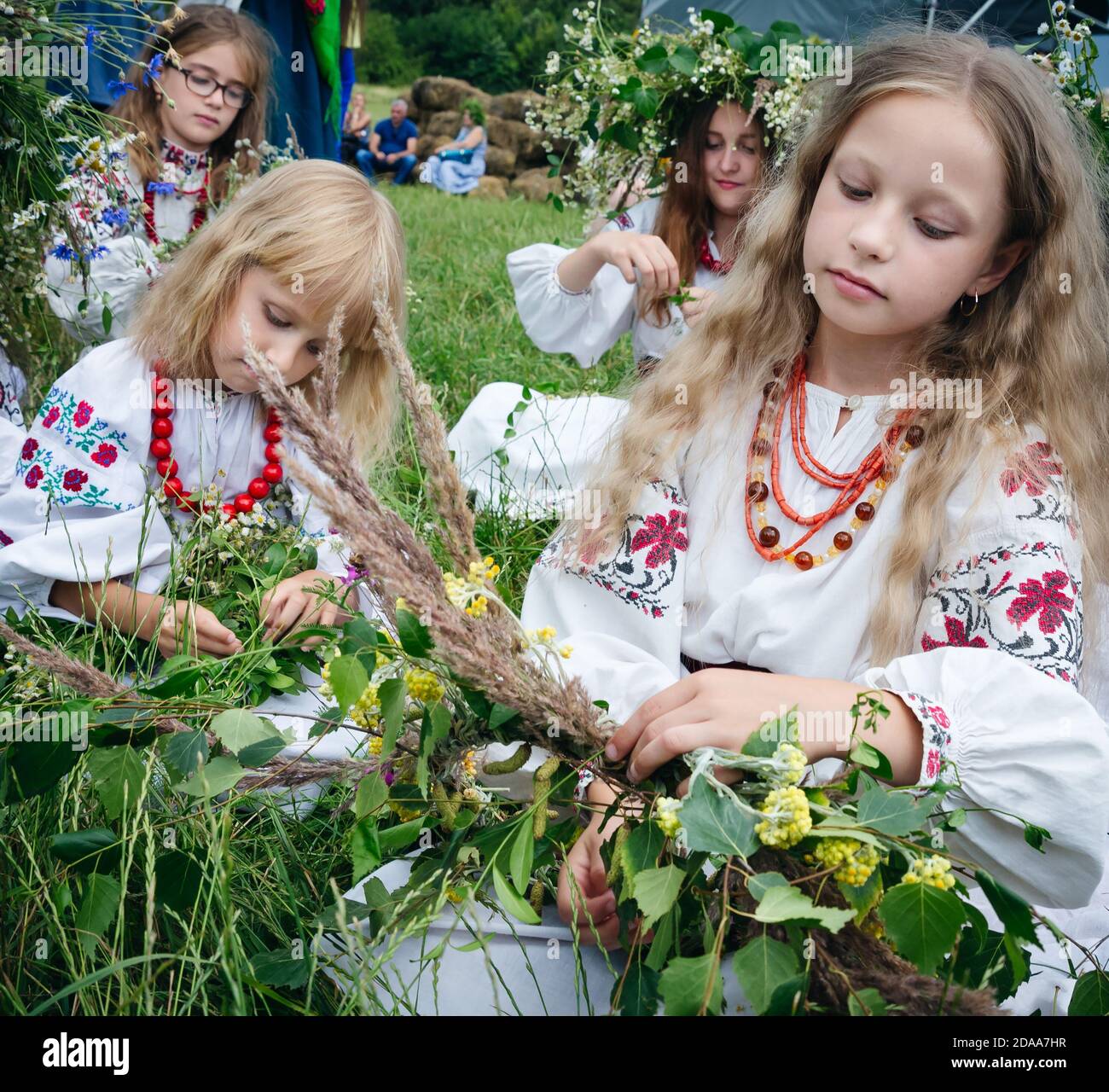 KIEV, UKRAINE - Jul 06: Ivana Kupala Night, also known as Ivan Kupala ...