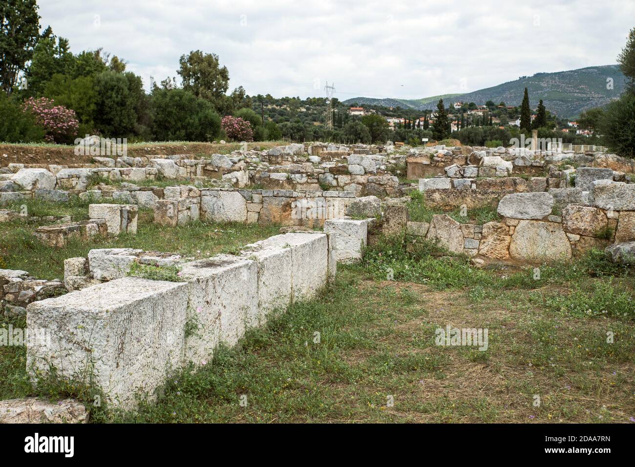 The ancient city of Eretria. Euboea, Greece Stock Photo - Alamy
