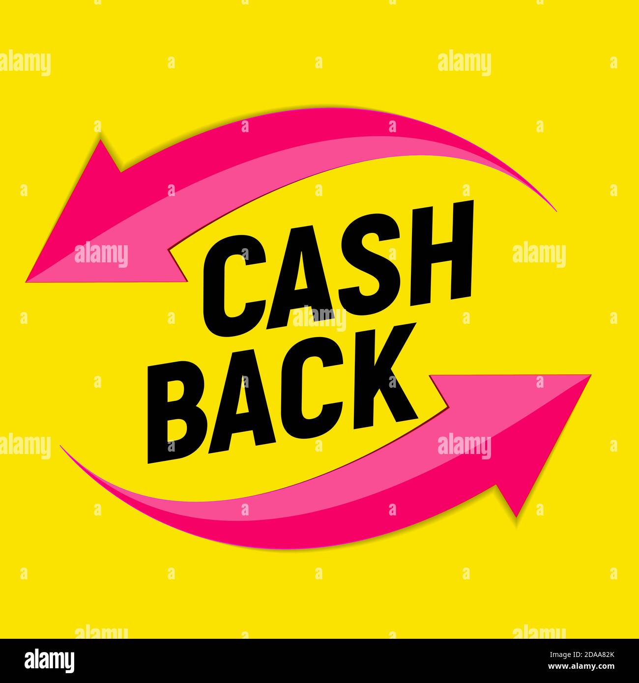 Money cashback poster with gold dollar coins. illustration Stock Photo ...