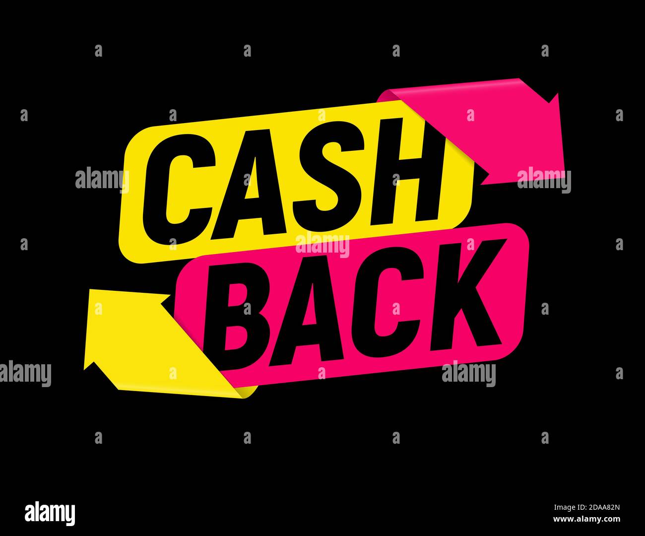 Money cashback poster with gold dollar coins. illustration Stock Photo ...