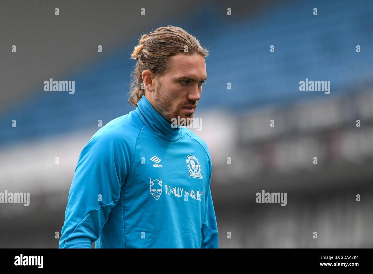 Sam Gallagher #9 of Blackburn Rovers before the game Stock Photo - Alamy