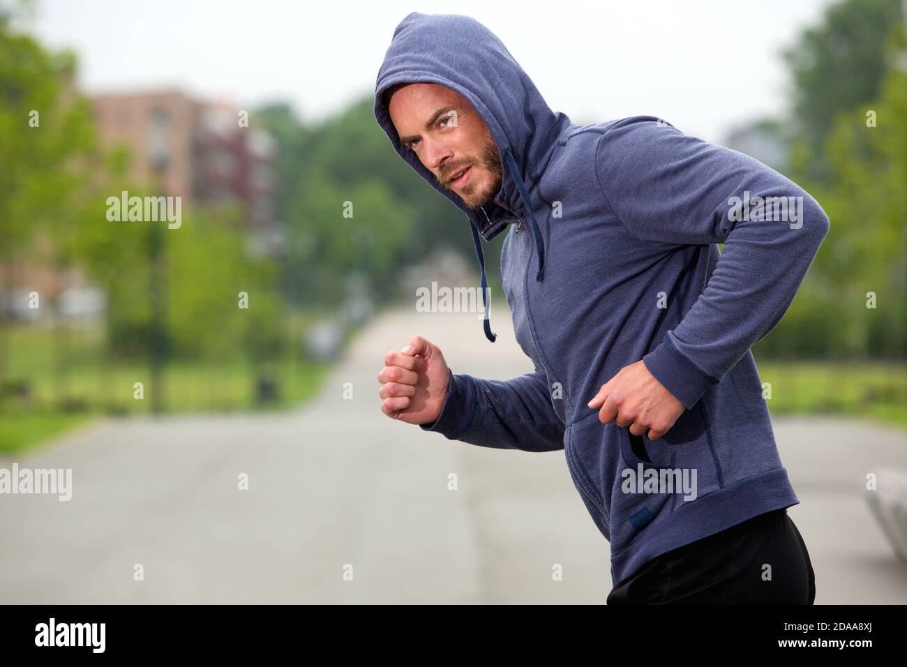 Middle age runner hi-res stock photography and images - Alamy