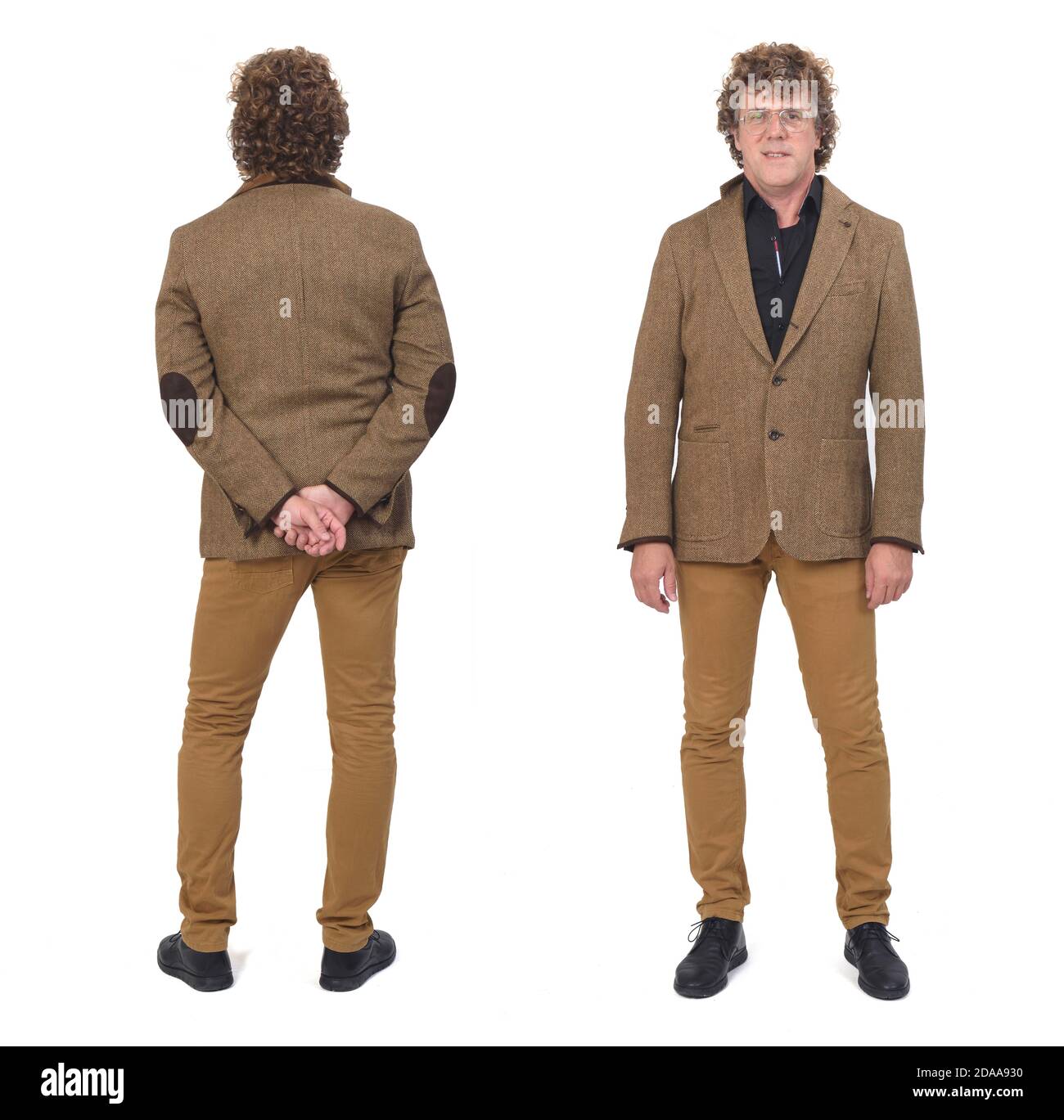 Studio front and back of head Cut Out Stock Images & Pictures - Alamy