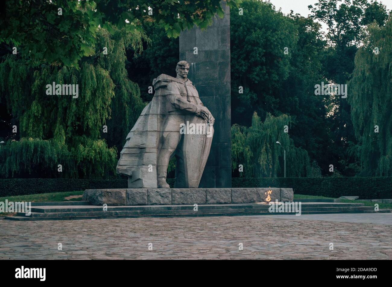 POLTAVA, UKRAINE - AUGUST 01, 2020: Memorial of Soldier Glory. monument ...