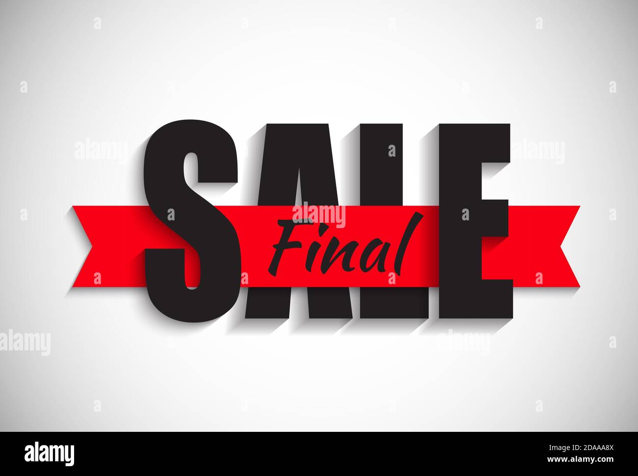 Final Sale Label Illustration Stock Photo - Alamy
