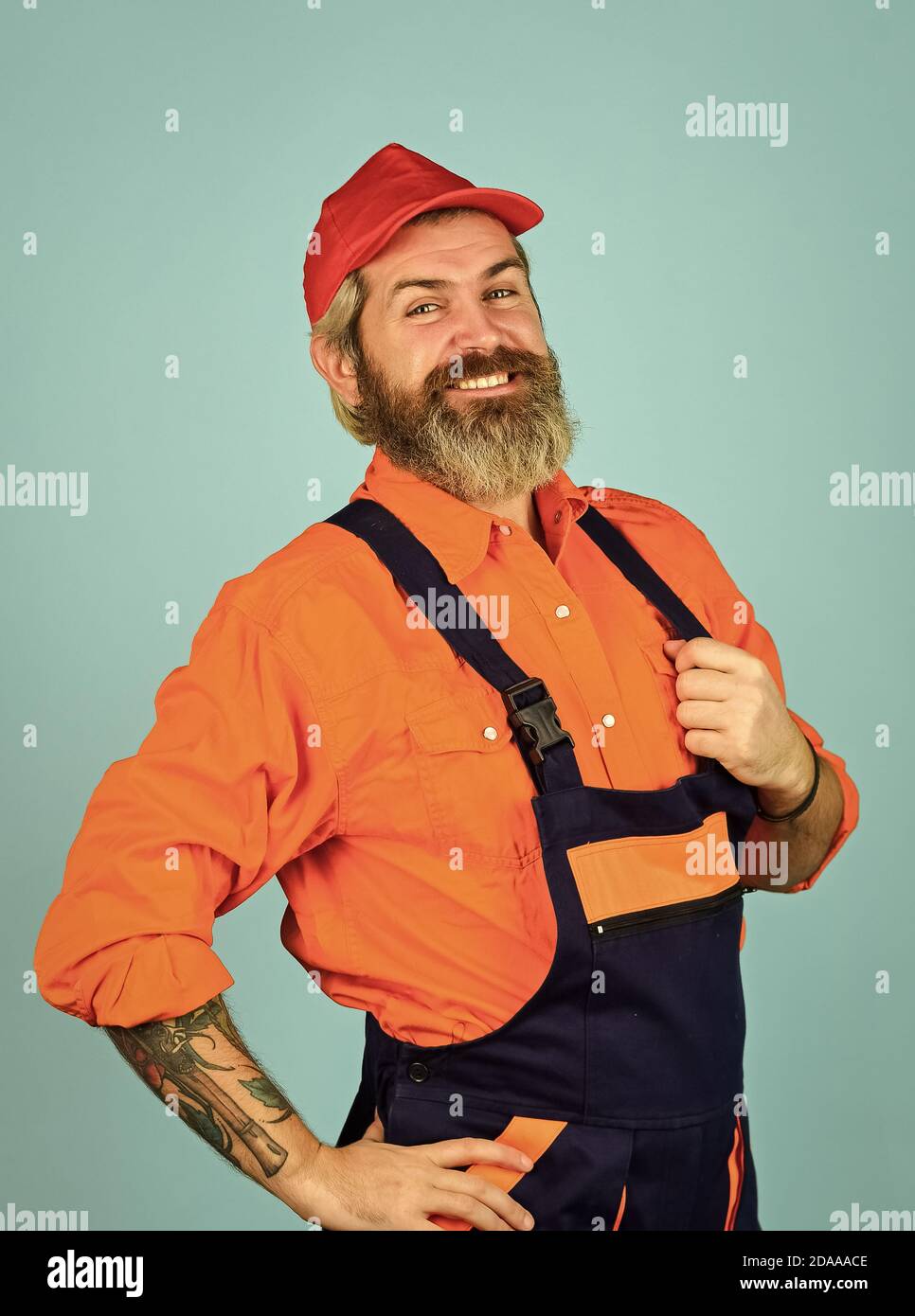 Bearded Plasterer High Resolution Stock Photography and Images - Alamy