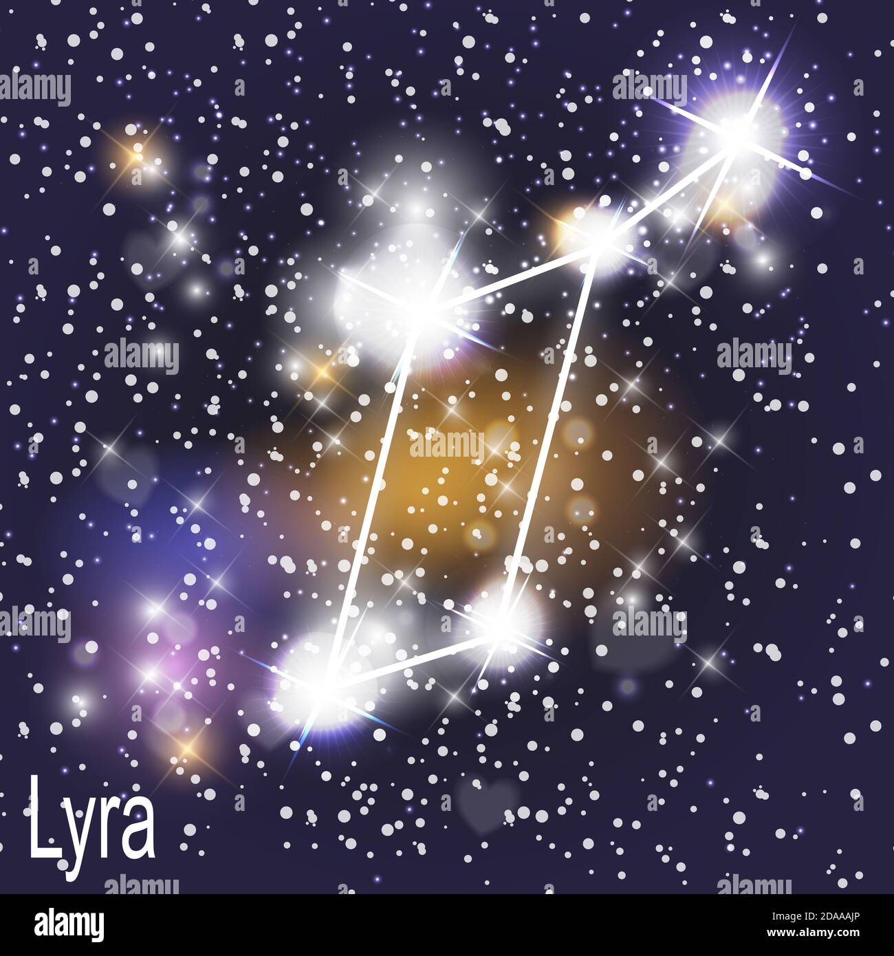 Lyra constellation hi-res stock photography and images - Alamy