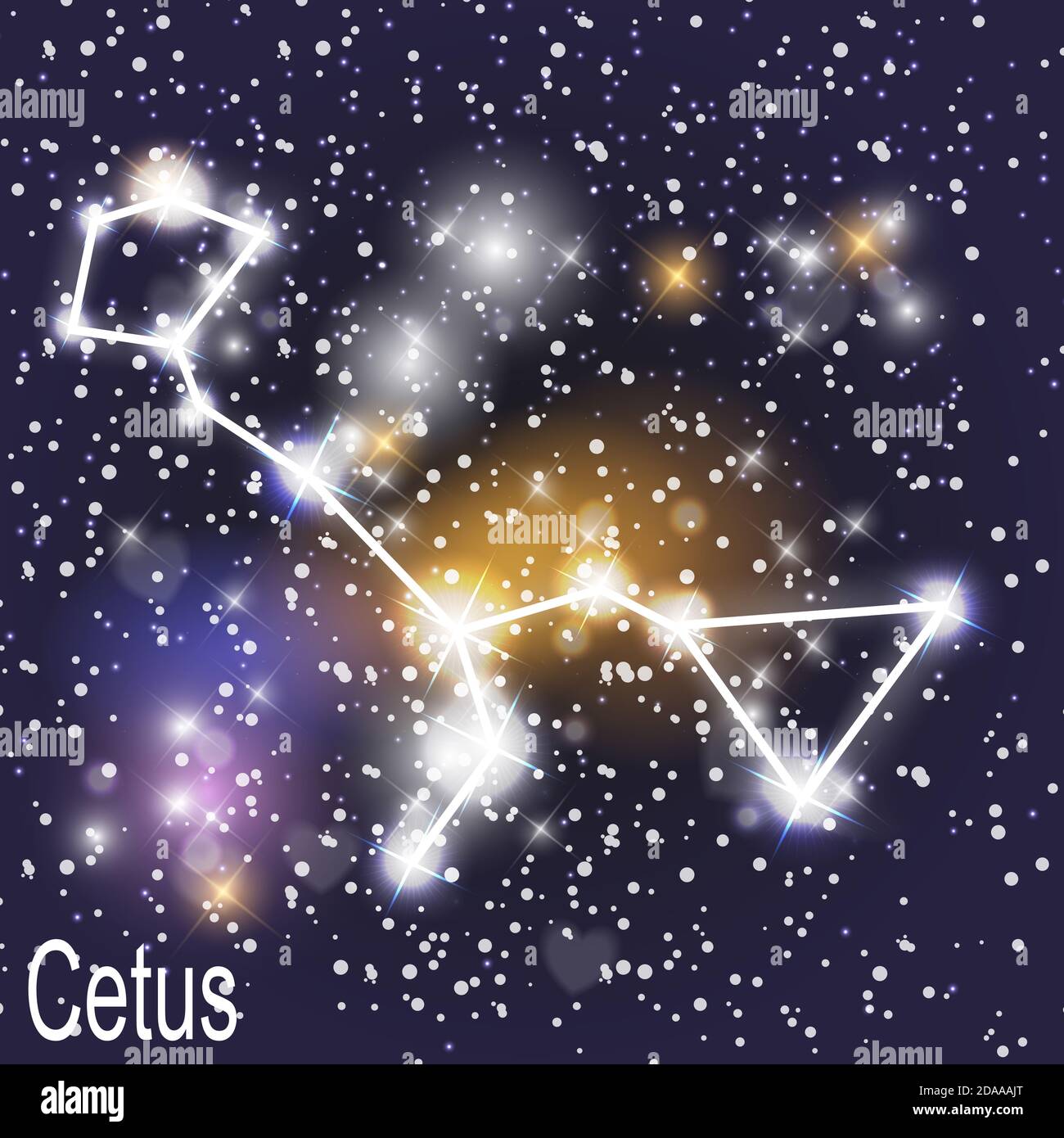 Cetus constellation hi-res stock photography and images - Alamy