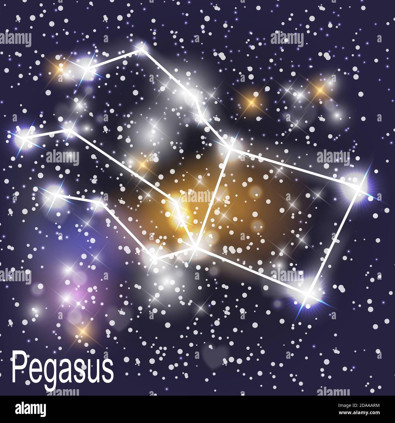 Pegasus constellation hi-res stock photography and images - Alamy