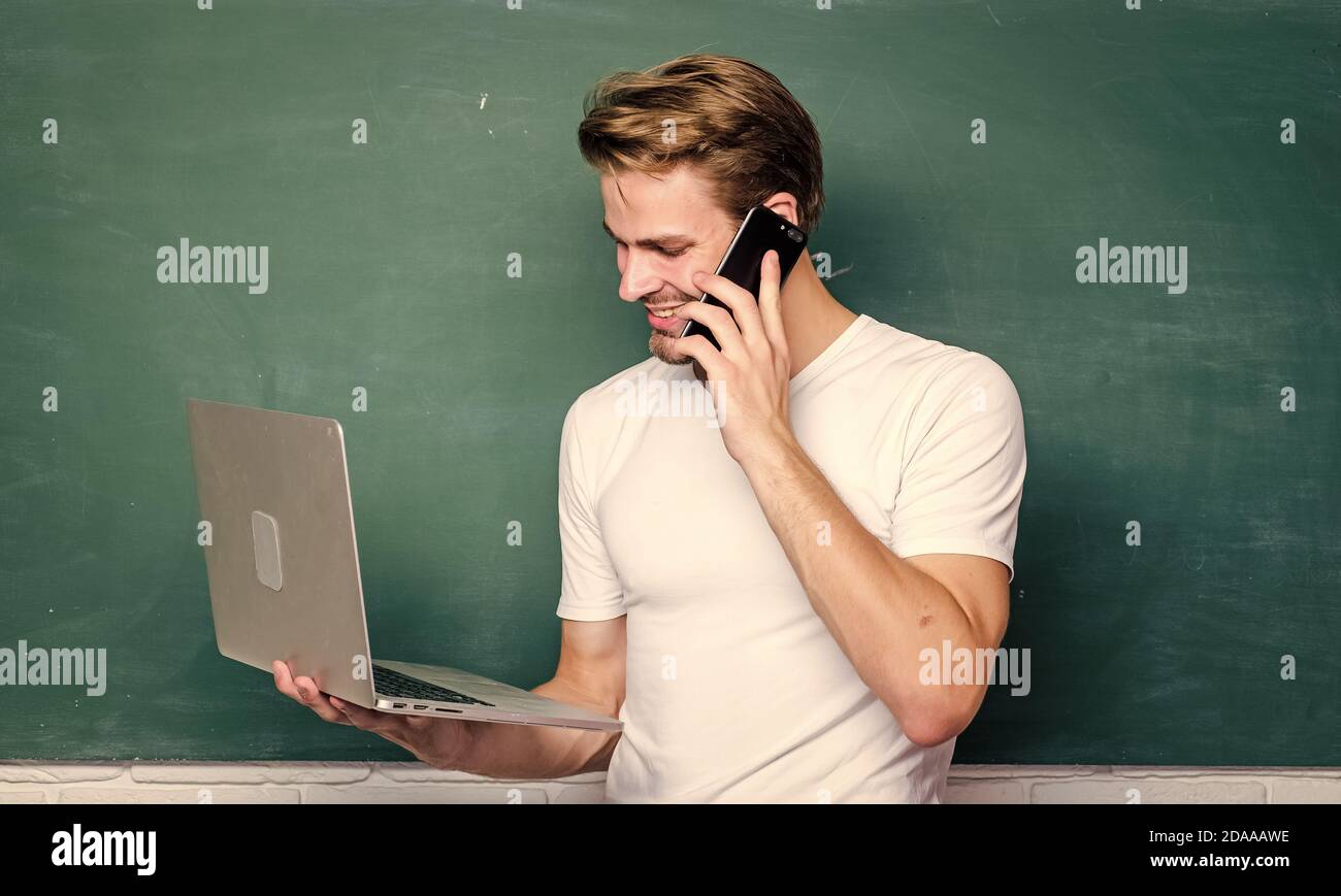 Anti virtual school hi-res stock photography and images - Alamy