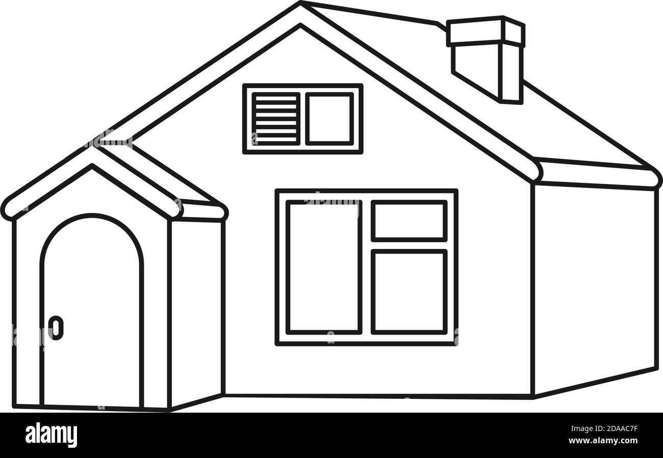 Cabin town Stock Vector Images - Alamy