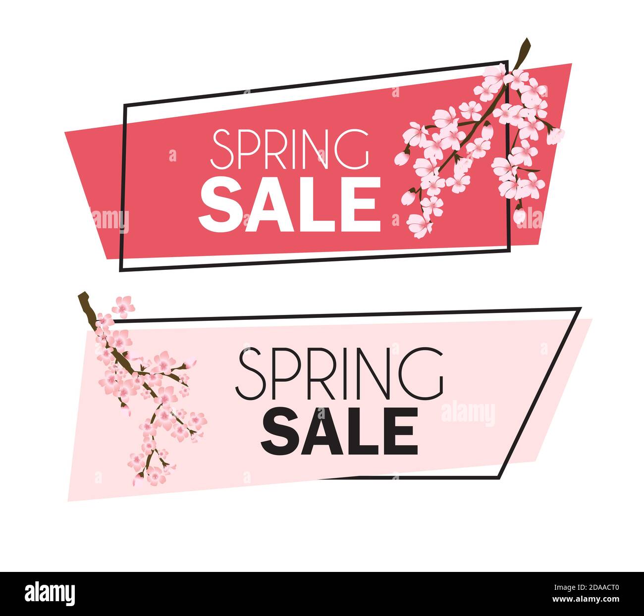 Abstract Spring Sale Background Template. Illustration Stock Photo - Alamy