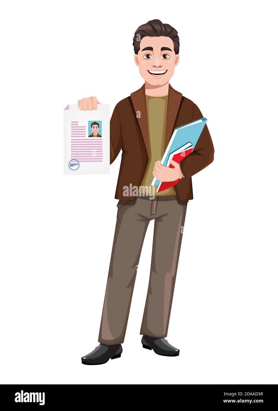 Guy documents Stock Vector Images - Alamy
