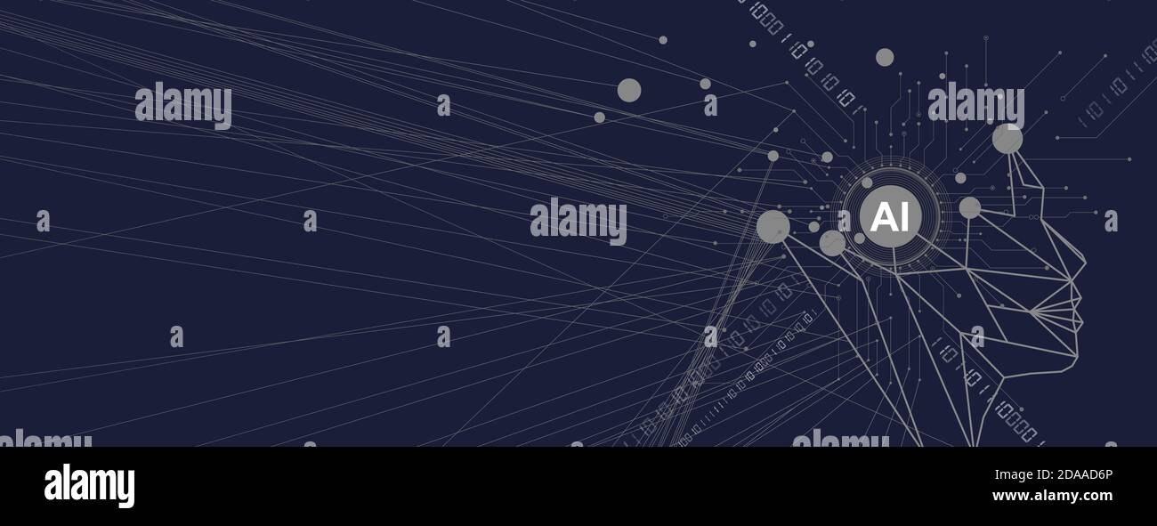 Abstract Artificial Intelligence Cloud Computing Machine Learning