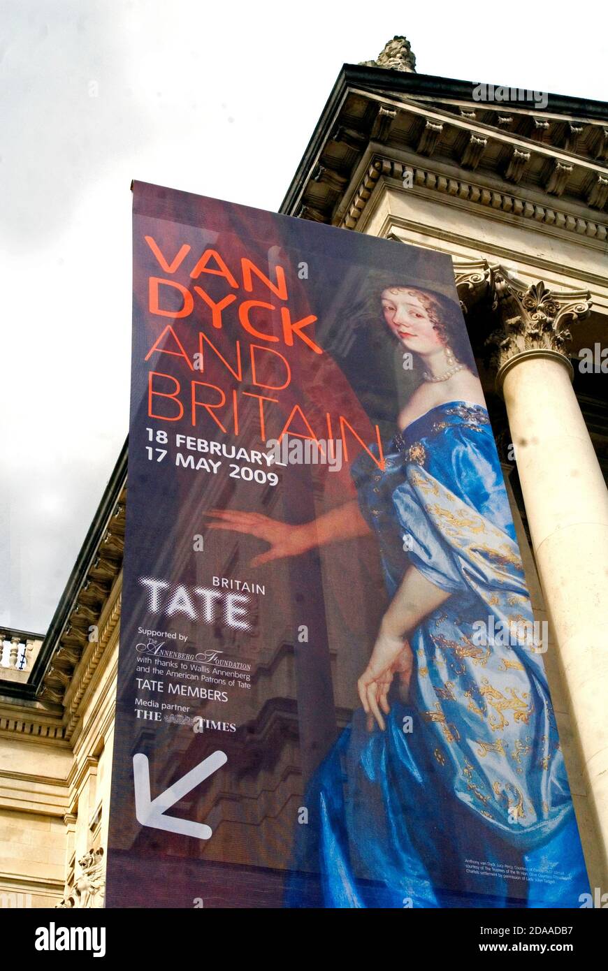 Tate Britain Banner Stock Photo - Alamy