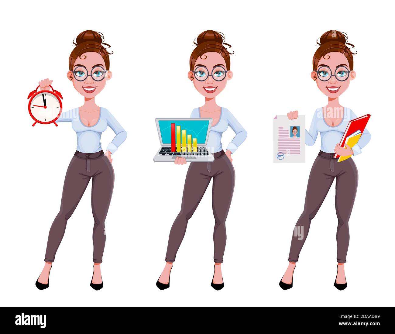 Woman in bac Stock Vector Images - Alamy