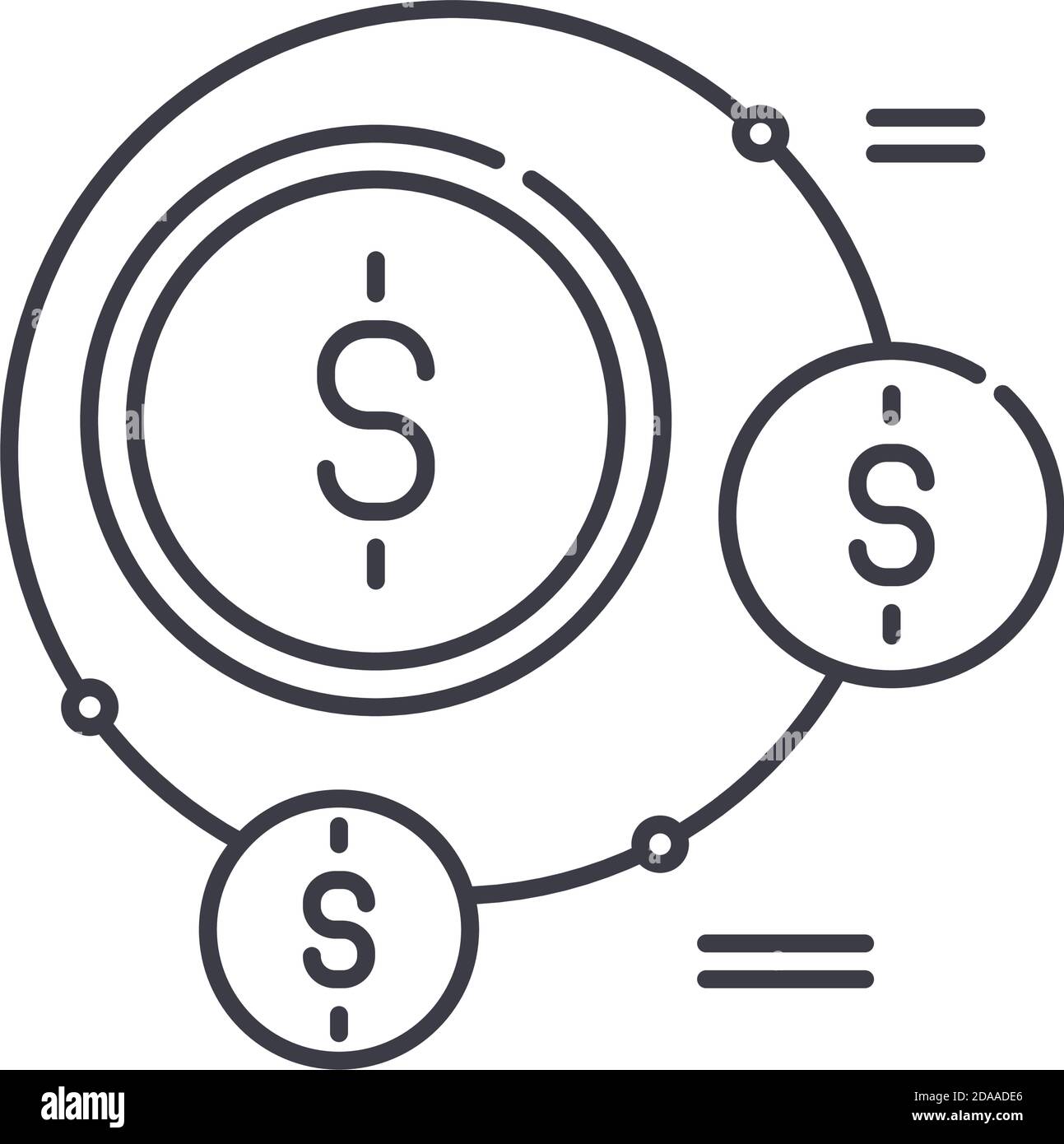 Asset concept icon, linear isolated illustration, thin line vector, web ...