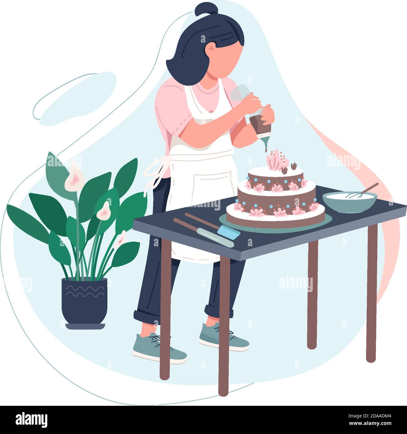 Chef decorate Cut Out Stock Images & Pictures - Alamy