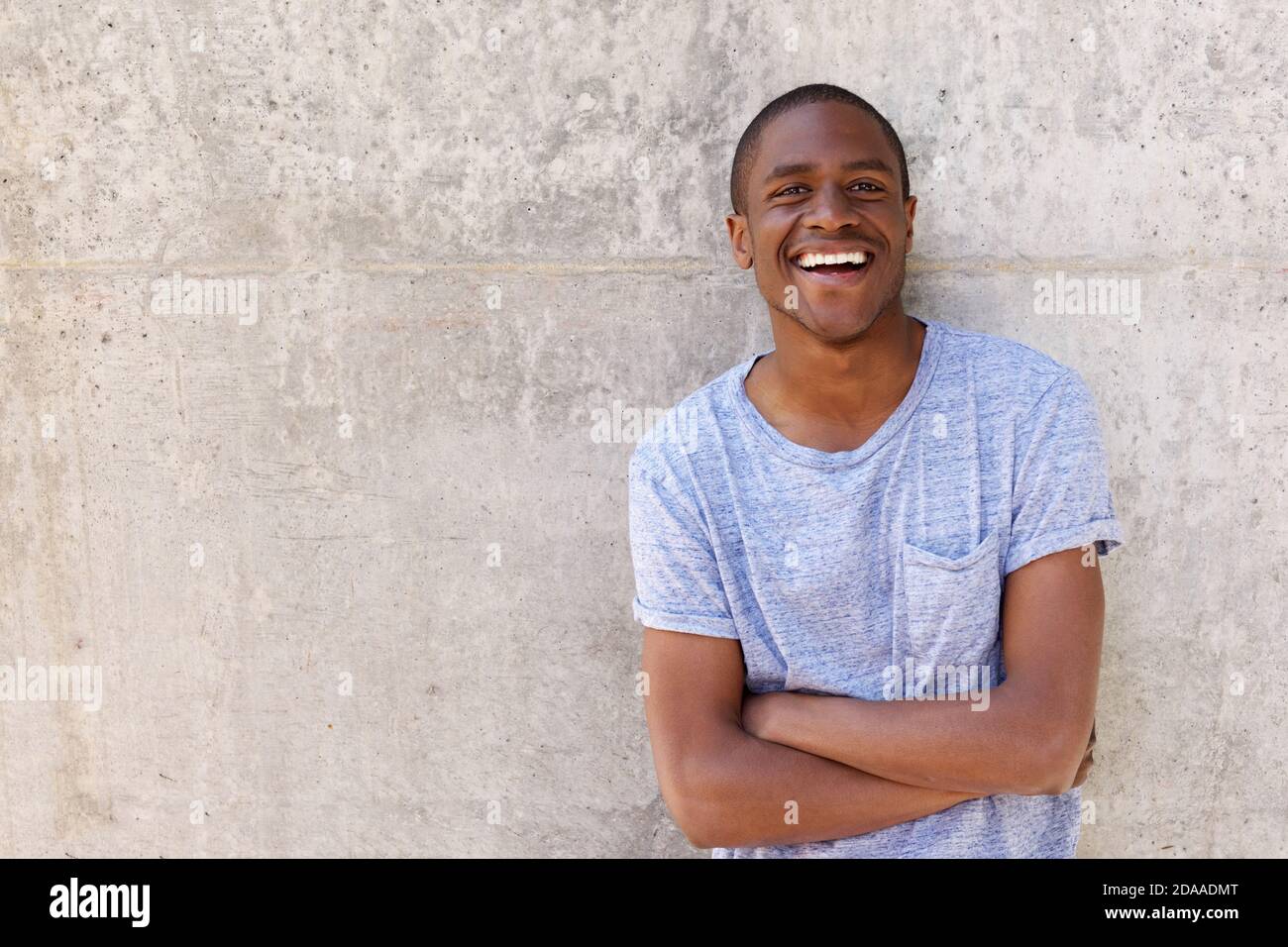 Black man smiling hi-res stock photography and images - Alamy