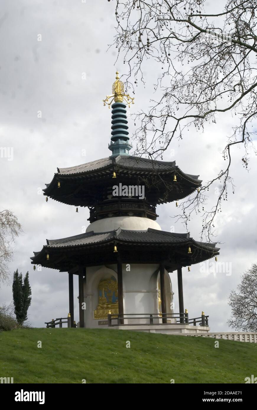 Peace Temple at Battersea Park Stock Photo - Alamy