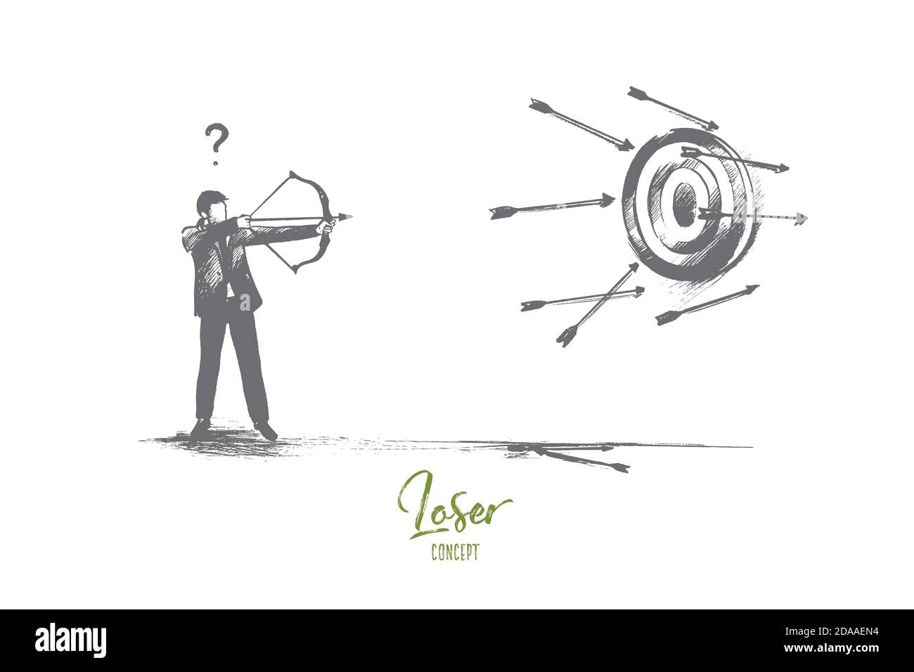 Hand loser fail business Stock Vector Images - Alamy