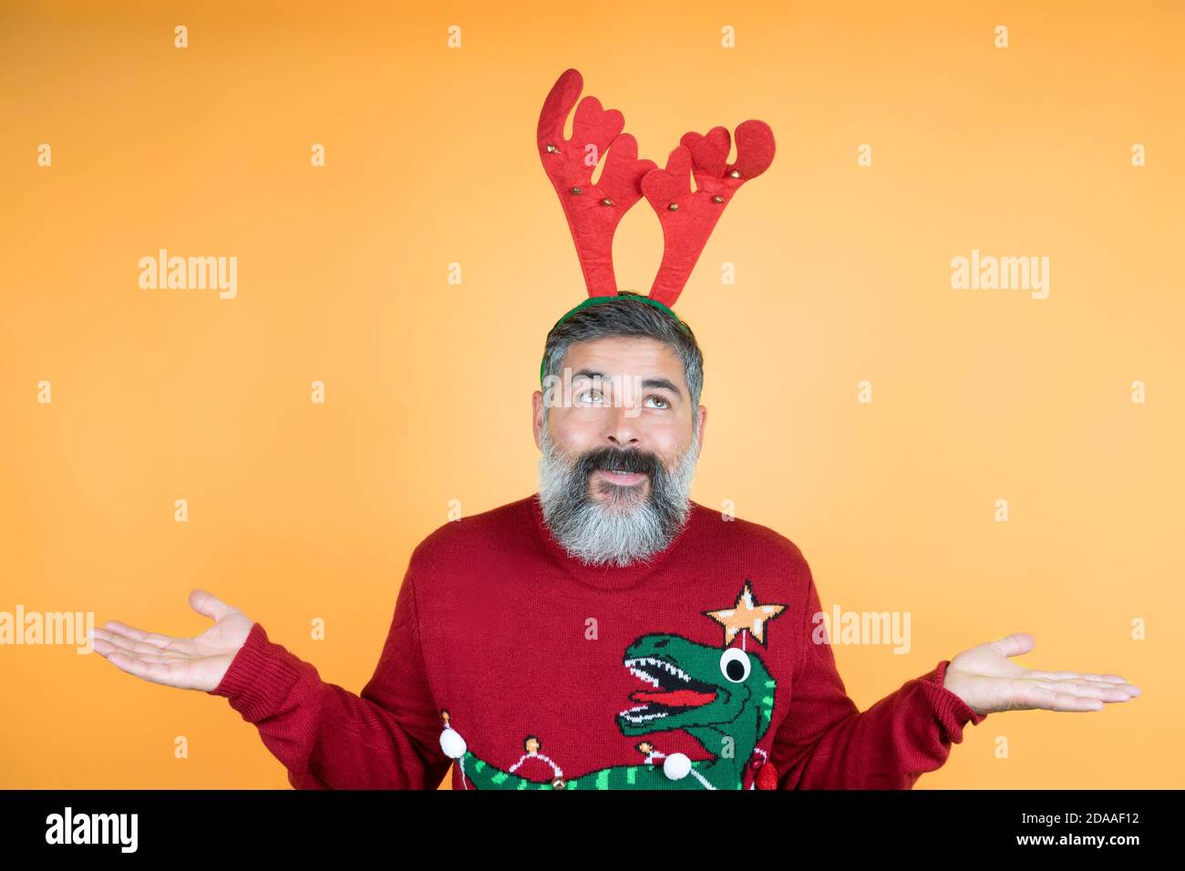 I will be Rudolf in 2021 Photo of a charming man with a white beard, a ...