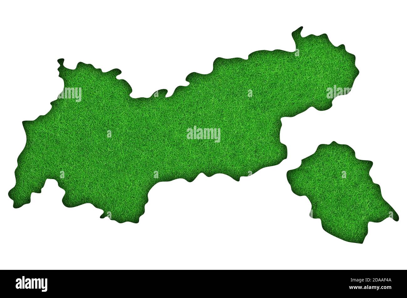 Tyrol map Cut Out Stock Images & Pictures - Alamy
